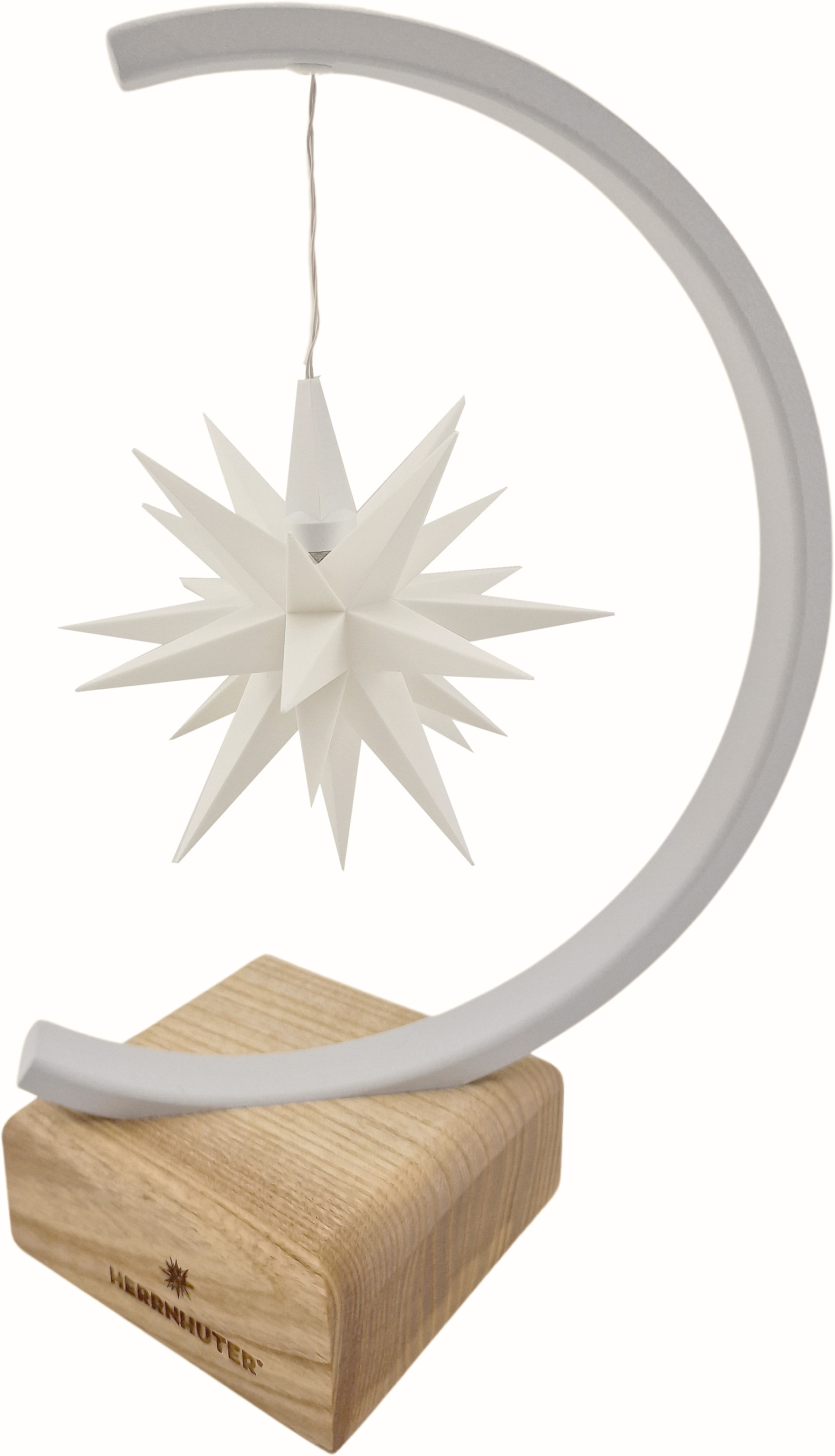 Herrnhuter Sternenbogen Metalldesign - weiß-glitter, Stern A1e weiß für 99,50