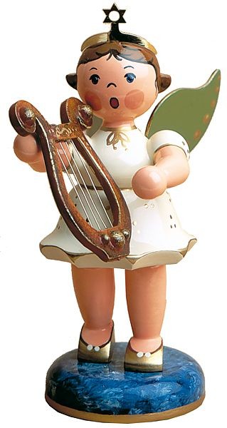 Hubrig Volkskunst Engel mit Leier für 39,95