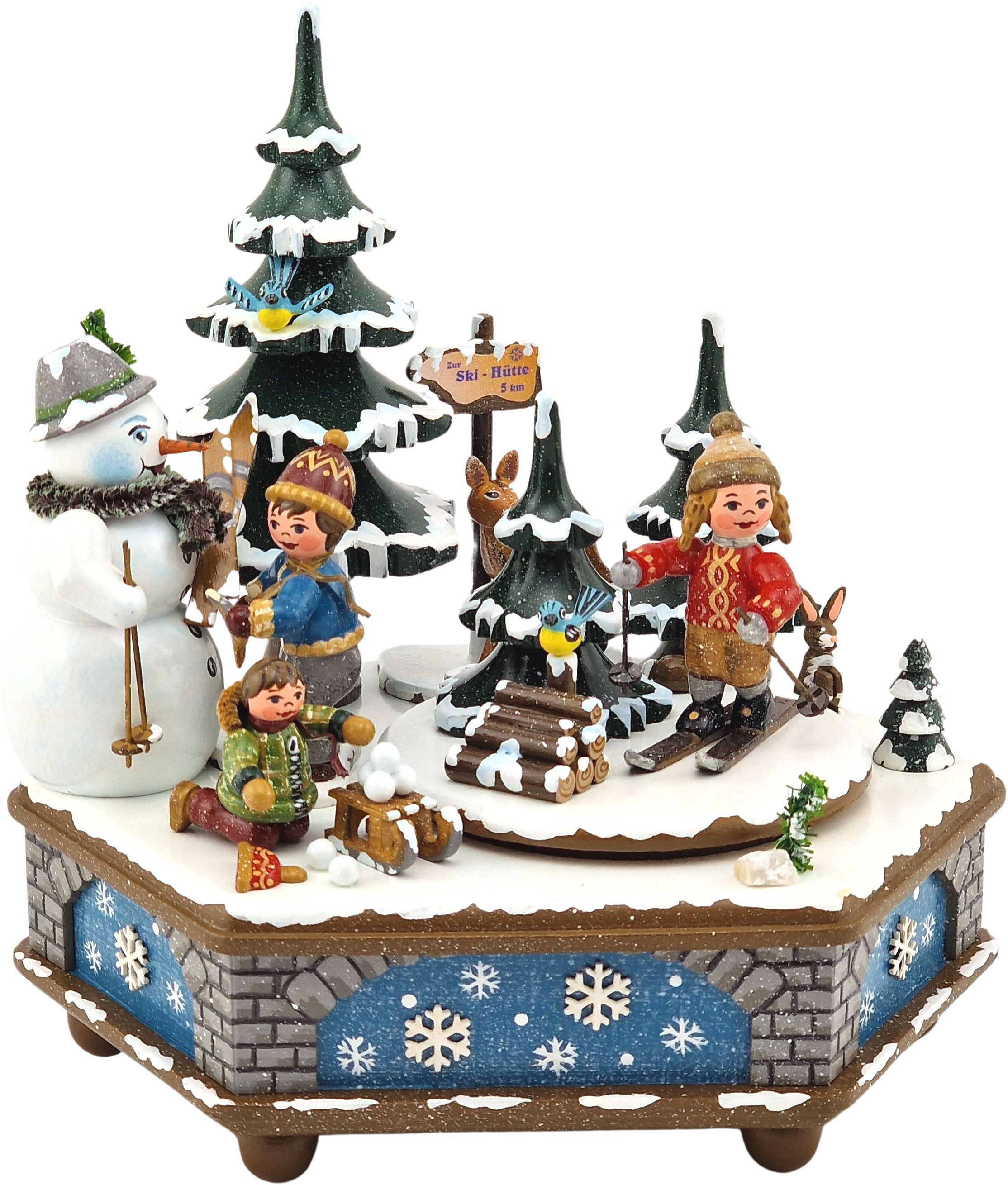 Hubrig Volkskunst Spieldose Winterzeit - Leise rieselt der Schnee für ...
