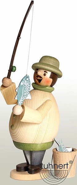 Drechslerei Kuhnert Räuchermann Max - Angler für 39,90