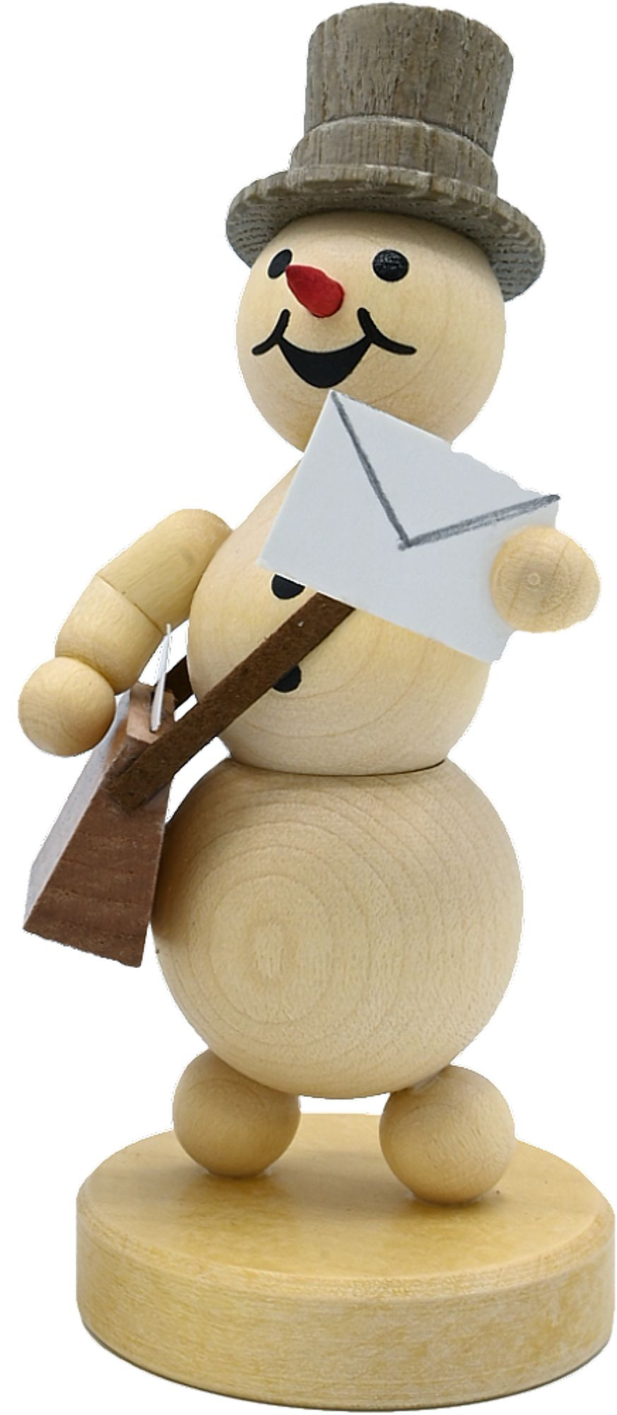 Drechslerei Volkmar Wagner Schneemann Postbote für 26,90